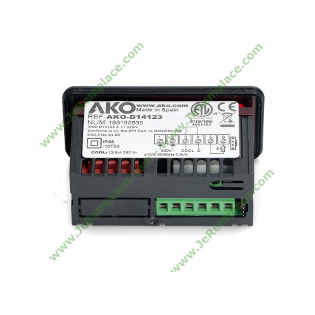 D14123 Régulateur AKO pour chambre froide avec sonde ntc