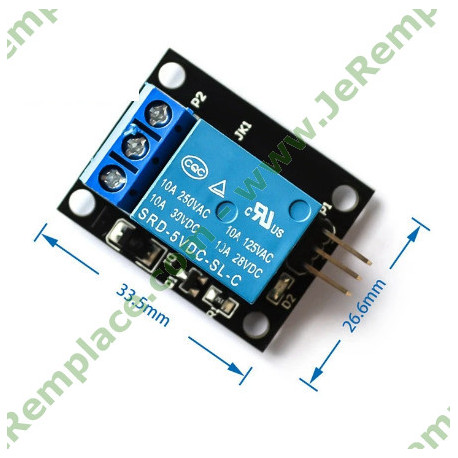 Module Relais KY-019 5V pour Arduino - Contrôle Charge Haute Tension